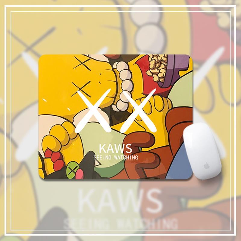 Sesame Street Kaws Mouse Pad Small Game Computer Keyboard Thickened ...