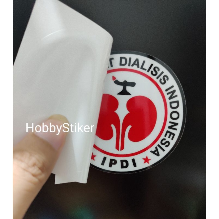 Indonesian diasis Association IPDI stickers attached to the car window ...