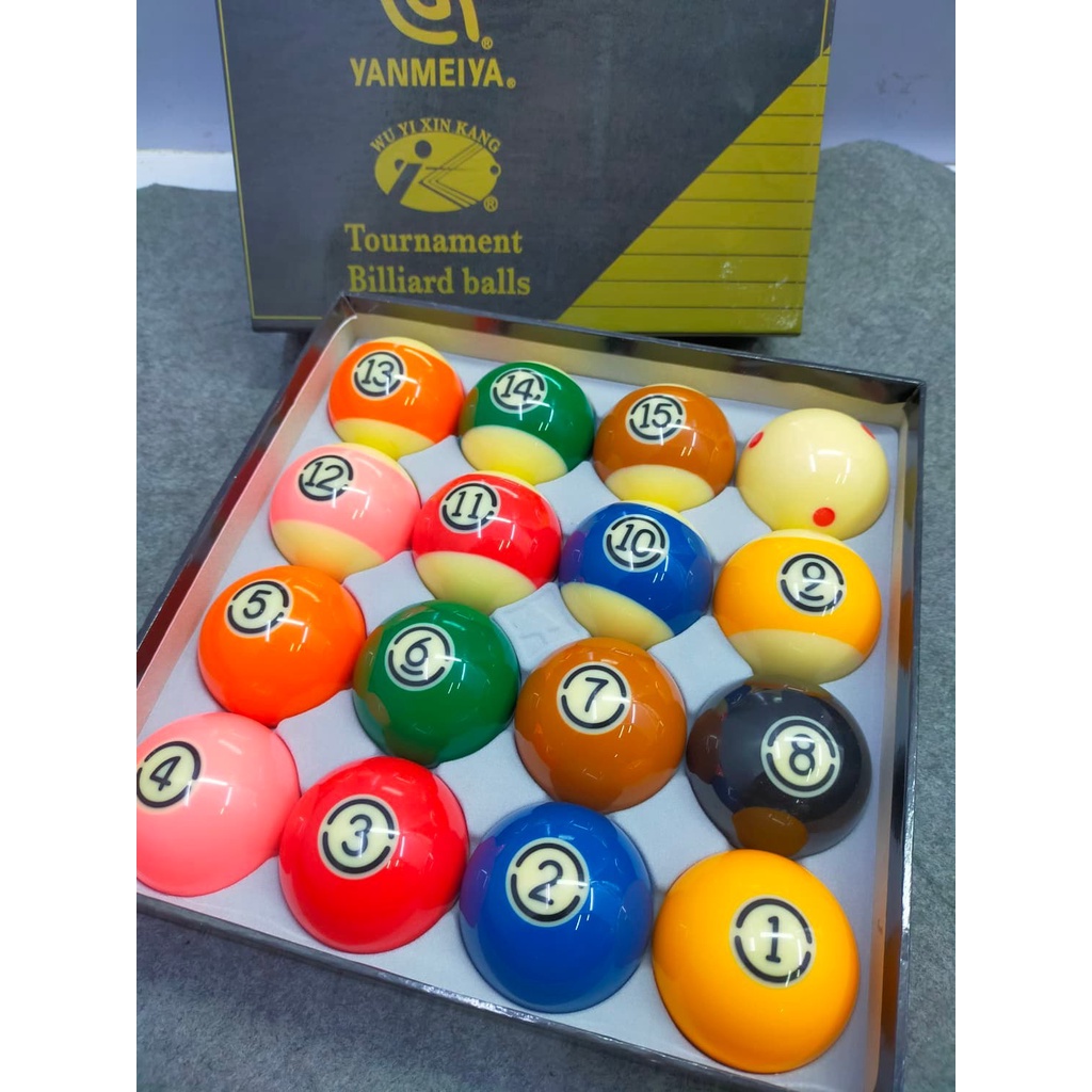 YANMEIYA TV PRO CUP BILLIARD BALL SET 2 AND 1/4 [ STANDARD BALL SET ...