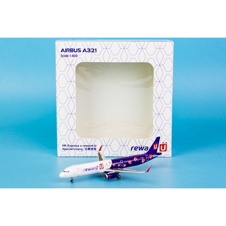UO4003 Alloy Collectible Plane Gift JC Wings 1:400 HK Express "reward-U ...