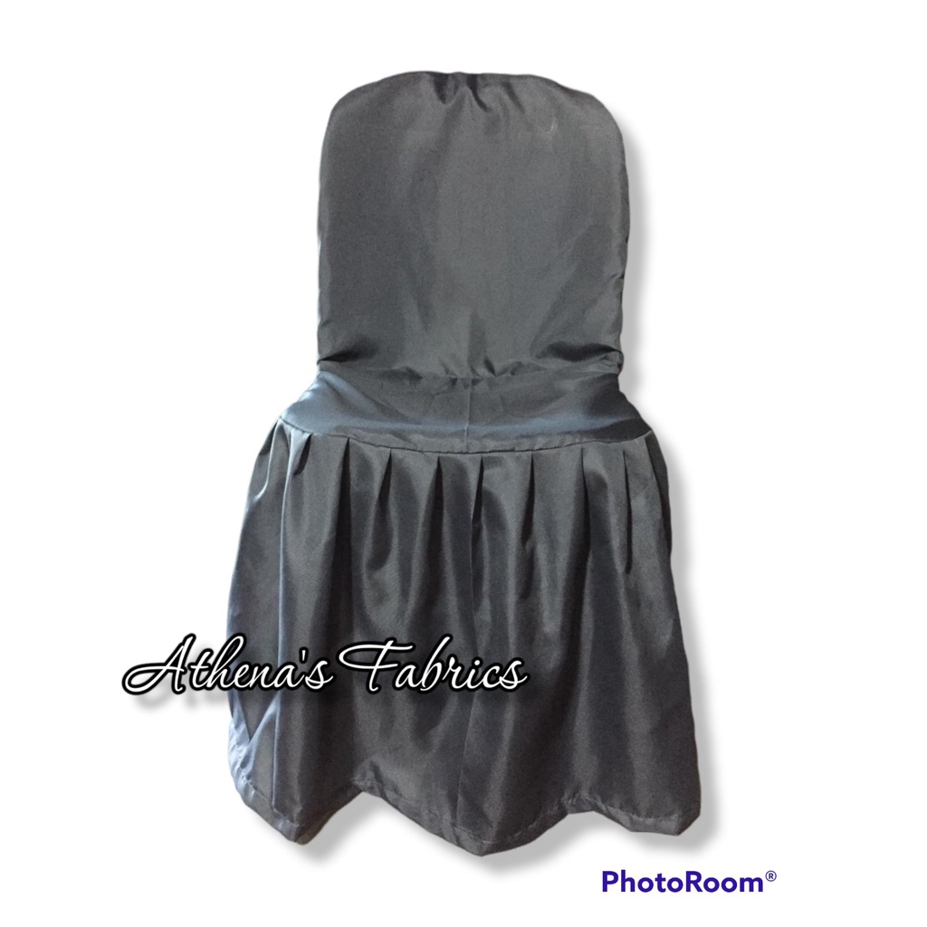 Dark Gray Chair cover Katrina/Geena Fabric for uratex and ruby standard ...