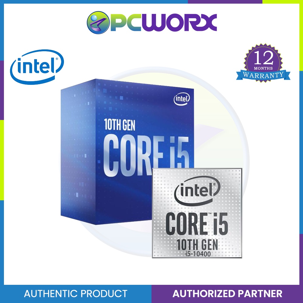 Intel Core i5-10400f Processor (12M Cache, 6 Cores, 12 Threads, up to 4 ...