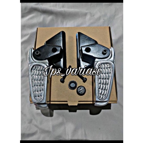 HITAM Uwinfly T3 super croom electric vespa foot step and black motif ...