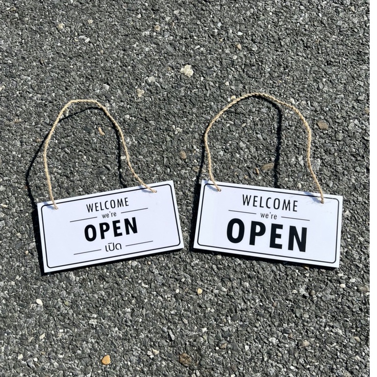 Hanging Sign On-Off With Rope open-closed signage | Shopee Philippines