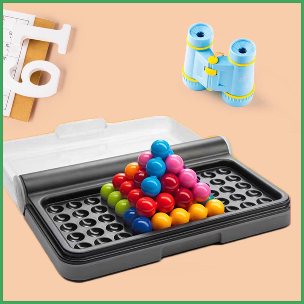 120 Challenges Smart IQ Games 3D Bead Puzzler Chain Buckle Puzzle Logic ...