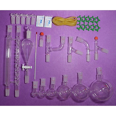 Lab Glassware Kit,24/40,Advanced Chemistry Lab Glassware Kit ,lab ...