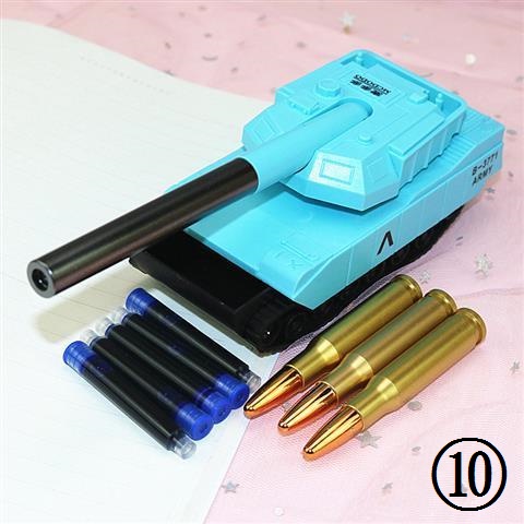 Tank Pen Machine Gun Modeling Stationery Rocket Ink Sac Primary School ...