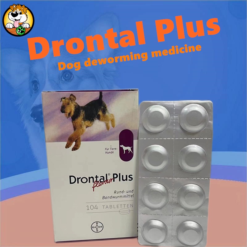 Bayer Drontal plus flavored dog deworming tablets, deworming per tablet ...