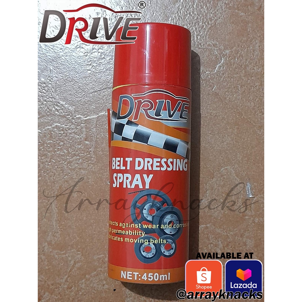 DRIVE - BELT DRESSING SPRAY 450ML | Shopee Philippines