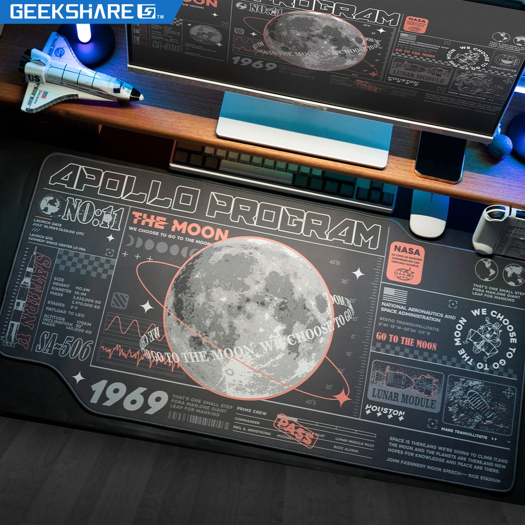 Geekshare Gaming Mouse Pad Large Game Apollo Theme Table Mat | Shopee ...