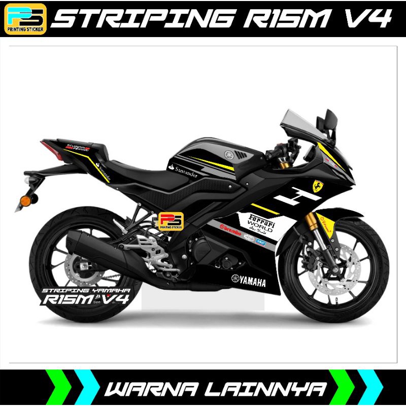 Striping R15 V3 Yzf V3 / Decal Sticker Yamaha R15V3 YZFV3 | Shopee ...