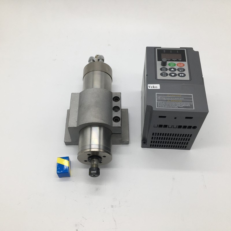 220V 800W 1HP air cooled 65MM ER11 4 bearing spindle Motor 1.5kw ...
