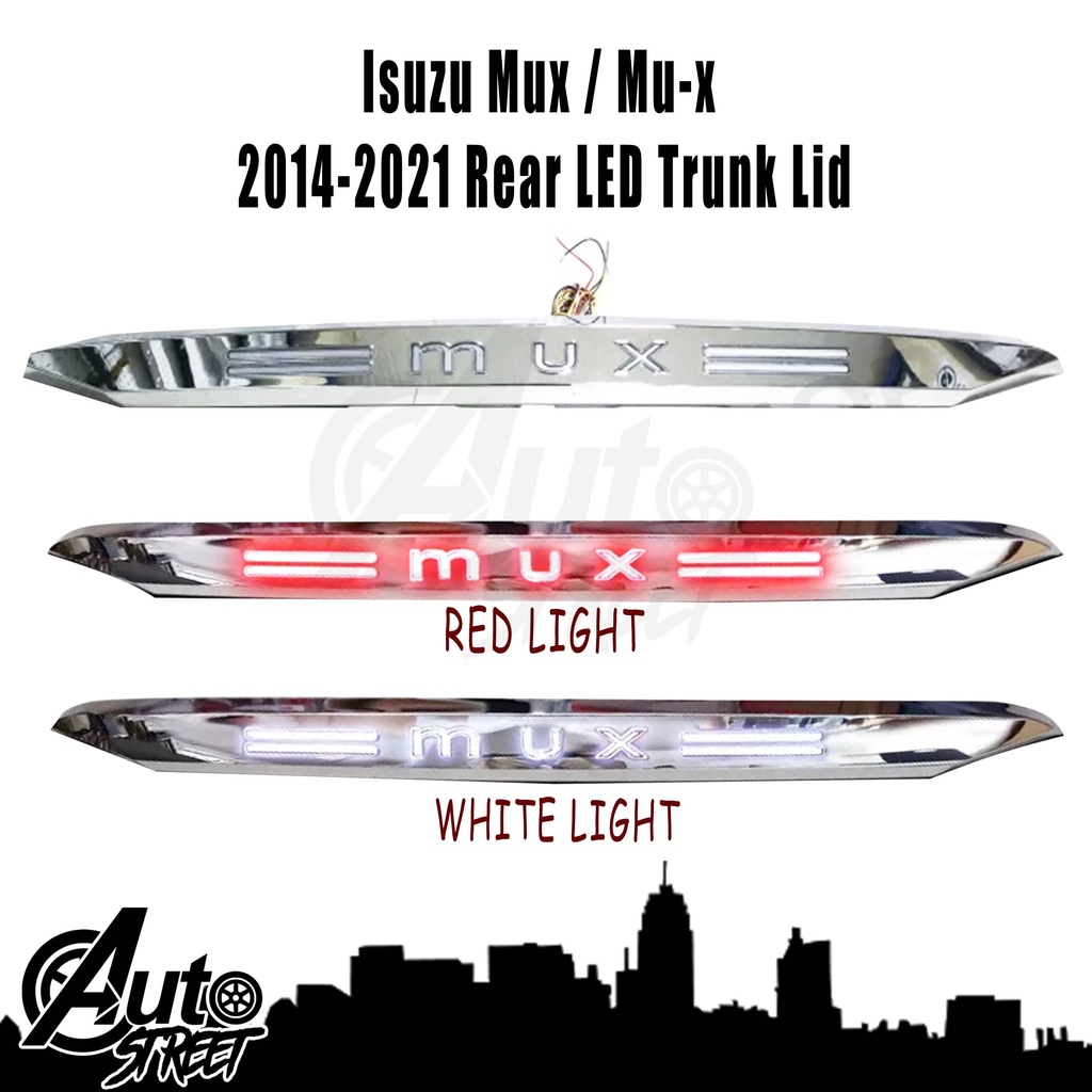 Isuzu Mux / Mu-x 2014-2021 Rear LED Trunk Lid / Rear Light COVER Trunklid (Chrome) | Shopee ...