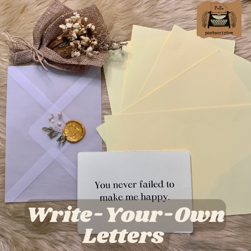 PLEASE READ! DIY Write Your Own Letter Complete Kit | Postscriptum PH ...