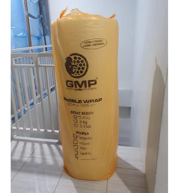 Bubble Wrap Economical GMP 125 cm x 50 m - GMP 2.4 Clear | Shopee ...