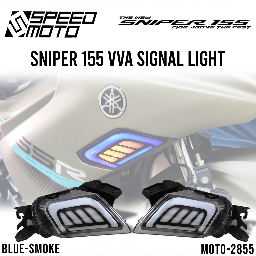 SNIPER 155 VVA/155R SIGNAL LIGHT FRONT ASSEMBLY MOTO-2855 CLEAR AND ...