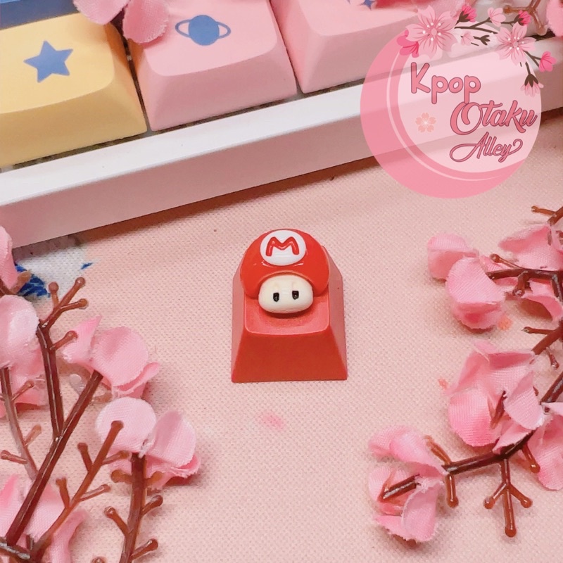 Super Mario Glossy Artisan Keycap | Kpop Otaku Alley Keycaps | Shopee ...