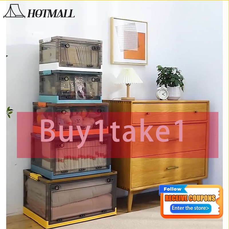 XXL-Foldable Storage box Plastic Box Clothes Collapsible Durabox Storage Cabinet stackable ...