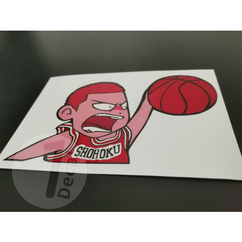 SLAM DUNK SAKURAGI PEEKING ANIME STICKER DECAL | Shopee Philippines