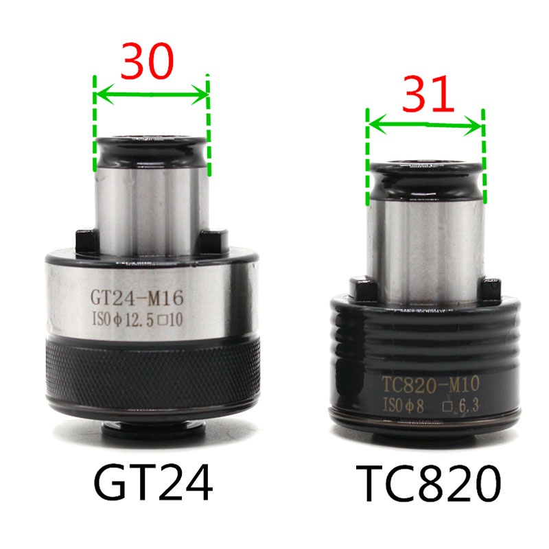 TC820 M3-M30 Tapping collet chuck ISO JIS DIN taps drilling torque to ...