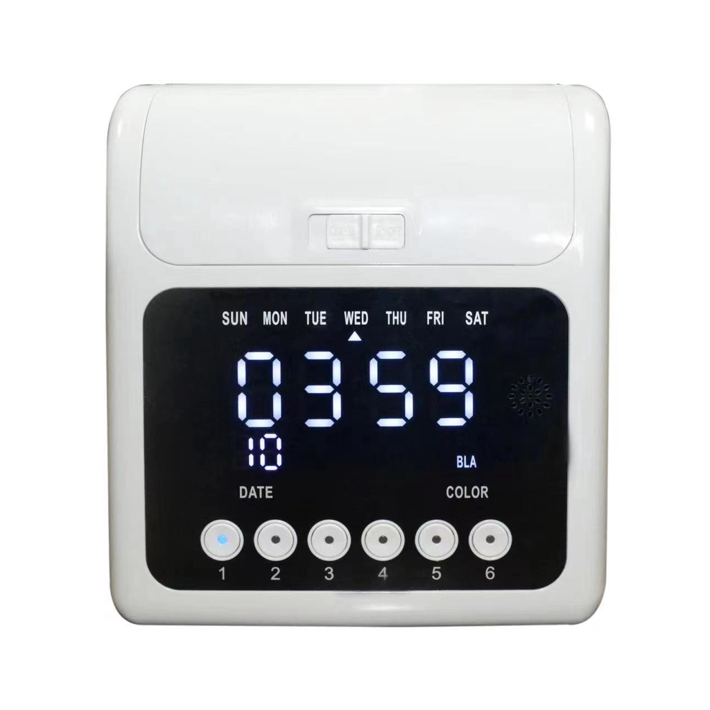Electronic Employee Time Clock Recorder Attendance Time Card+ 50 cards ...