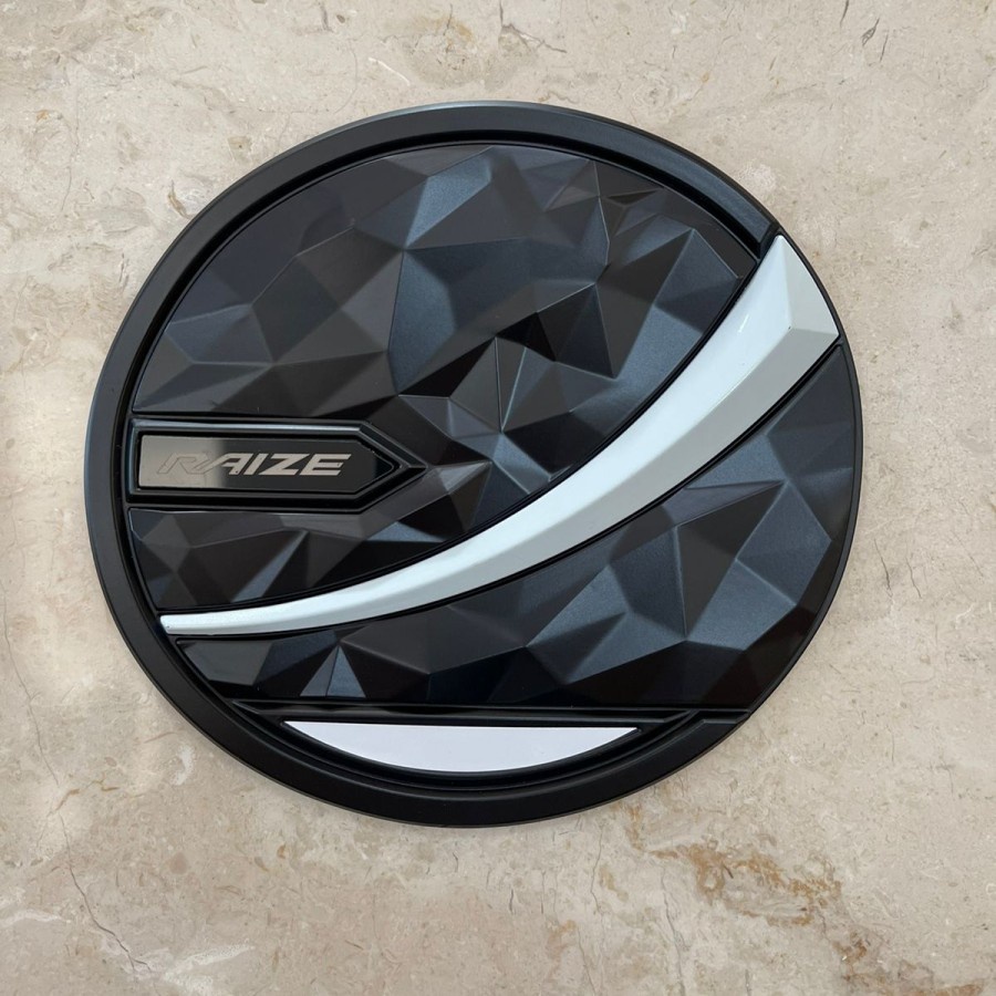 Black Doff Diamond List White Tank Cover for Toyota Raize 2021 | Shopee ...