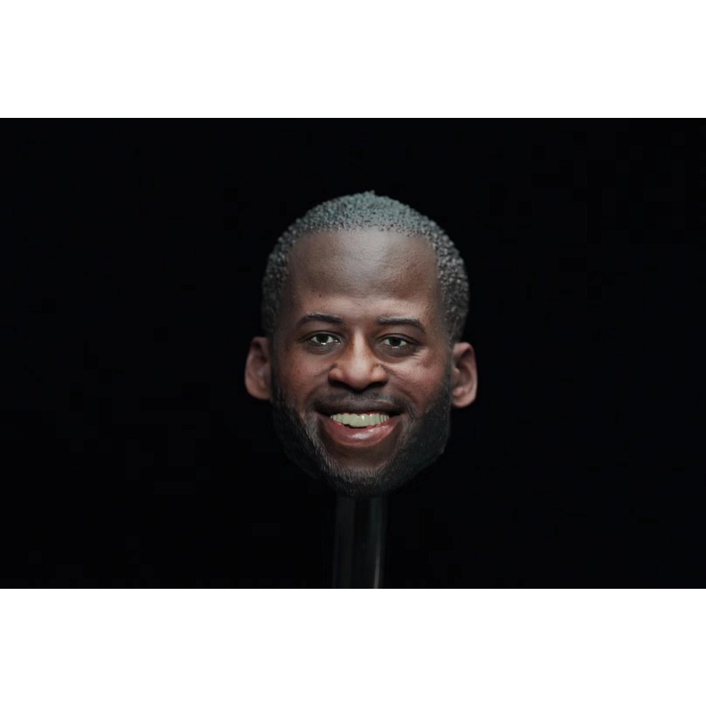 1/6 NBA Star Head Carving Golden State Warriors GREEN Smiley Headsculpt ...