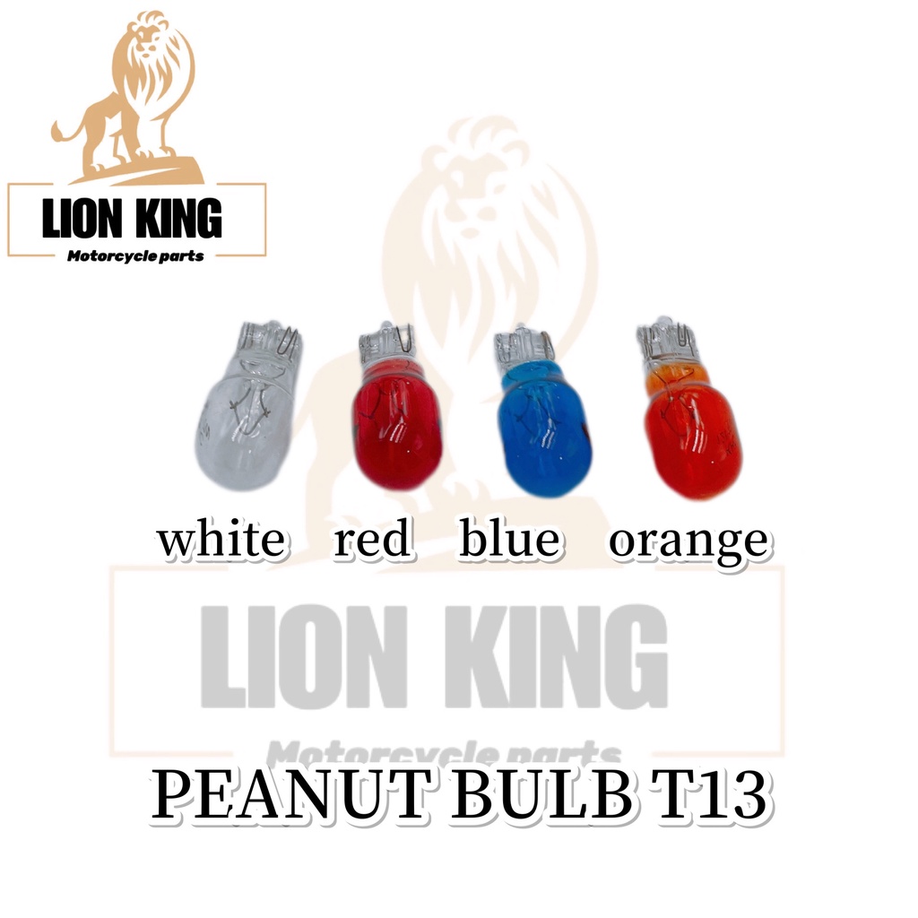 MOTORCYCLE T13 PEANUT BULB UNIVERSAL | Shopee Philippines