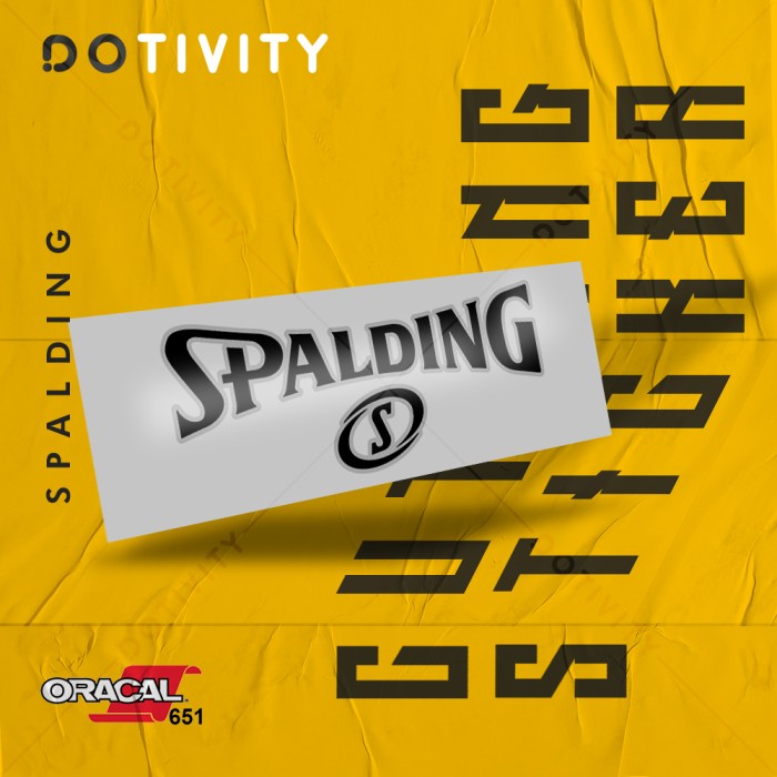 Spalding V4 Cutting Sticker | Shopee Philippines