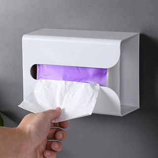 A39 COD【Manila】Creative Tissue box holder Wall-Mounted Tissue holder ...