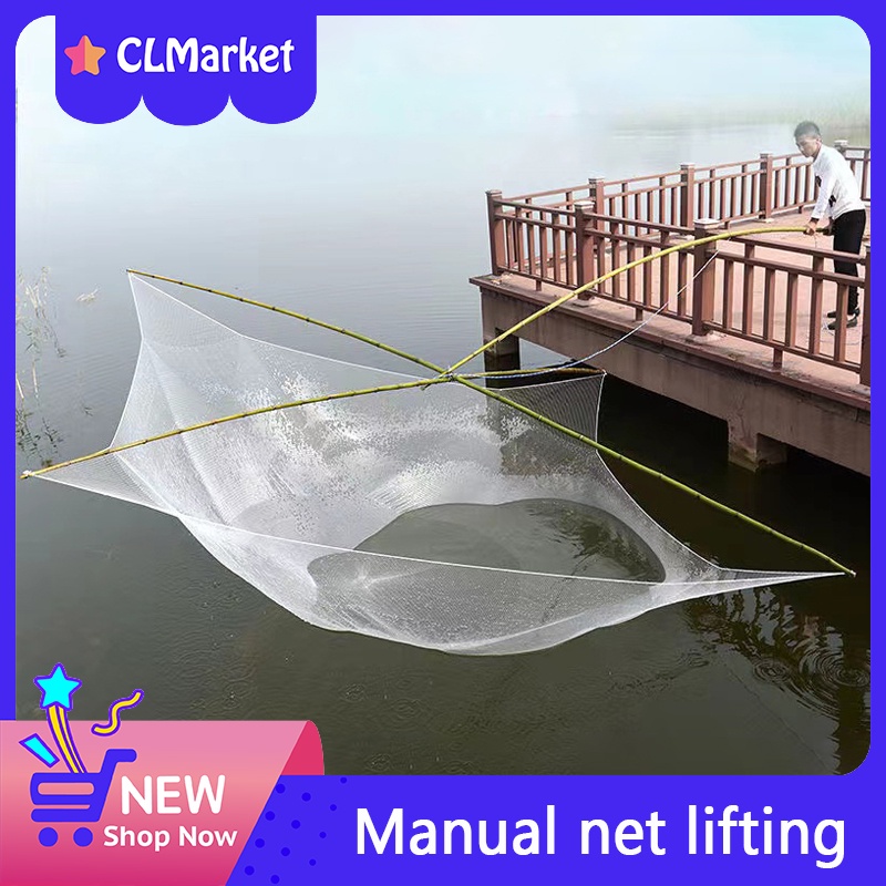 Picking kite net Lifting net 3M X 3M White fishing net Fishing Pulling ...