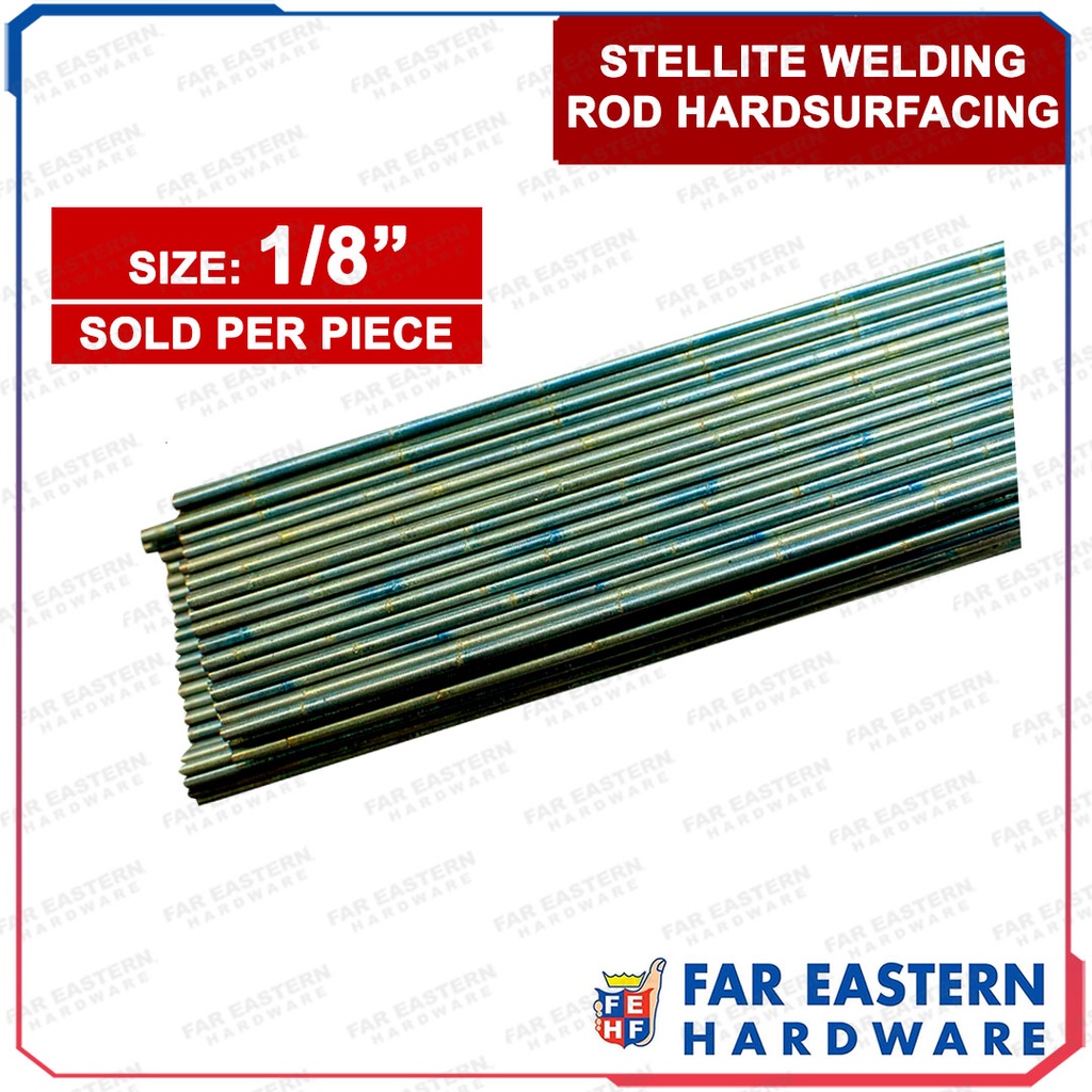 Stellite Hardsurfacing Welding Rod 1/8" Sold Per Piece | Shopee Philippines
