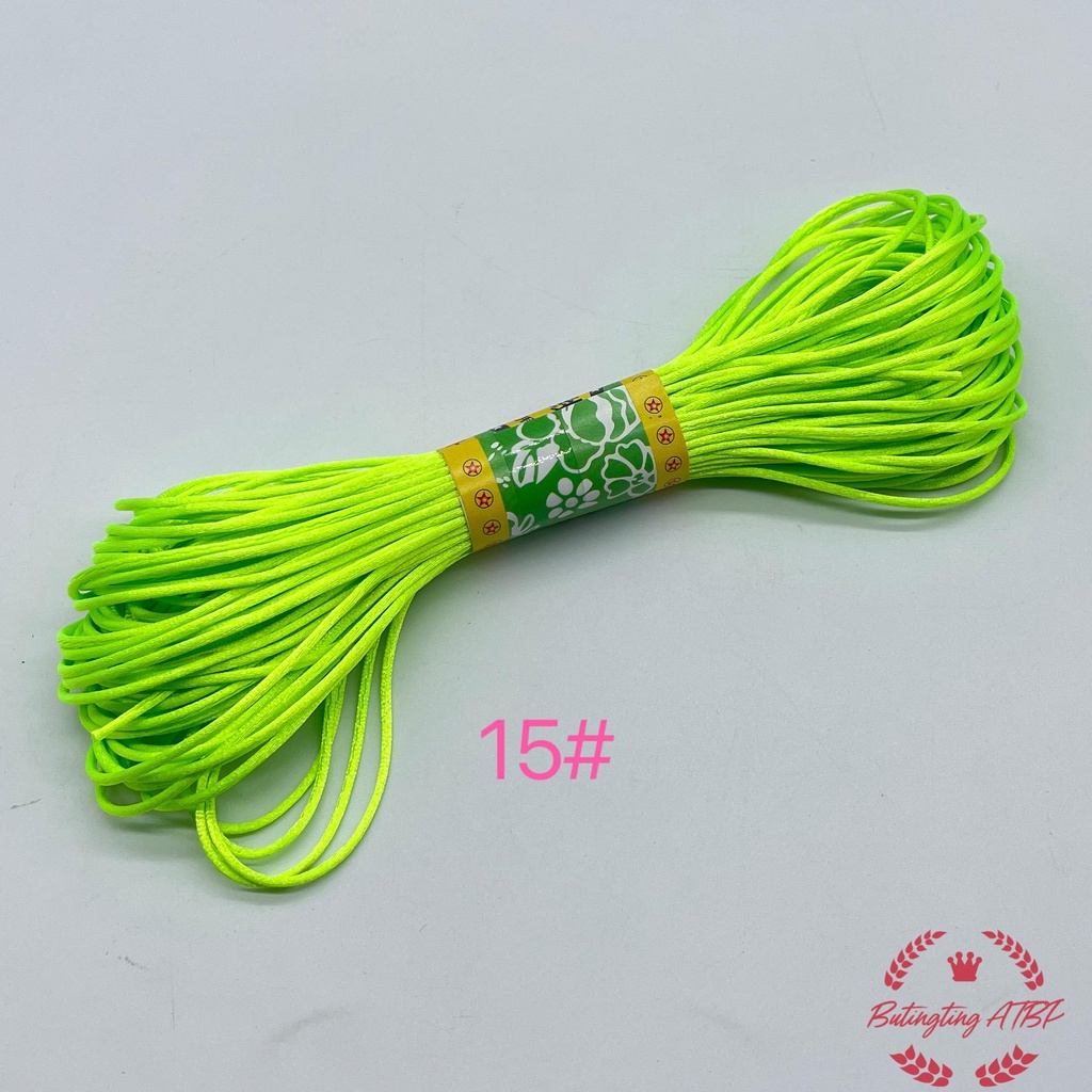 20 mete/ bundle 1.5mm Polyester Braided Long Rope DIY Chinese Knot ...