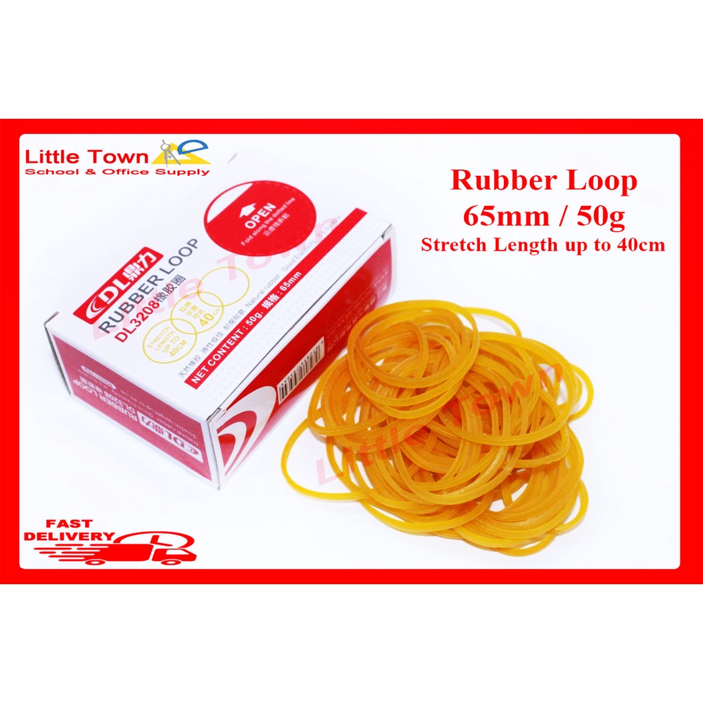 1Box Yellow Rubber loop / Rubber Band 65mm 50g | Shopee Philippines