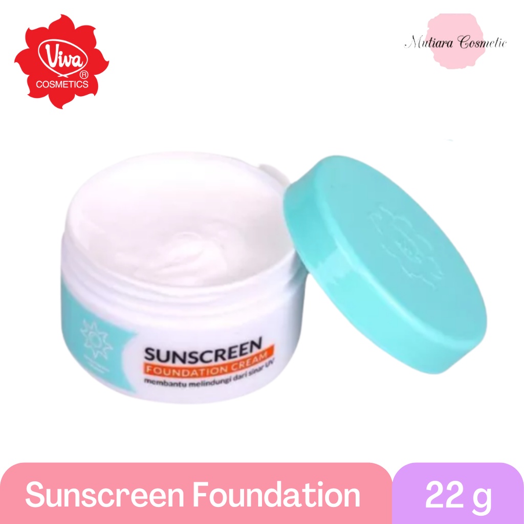 Viva Sunscreen Foundation Cream 22g | Shopee Philippines