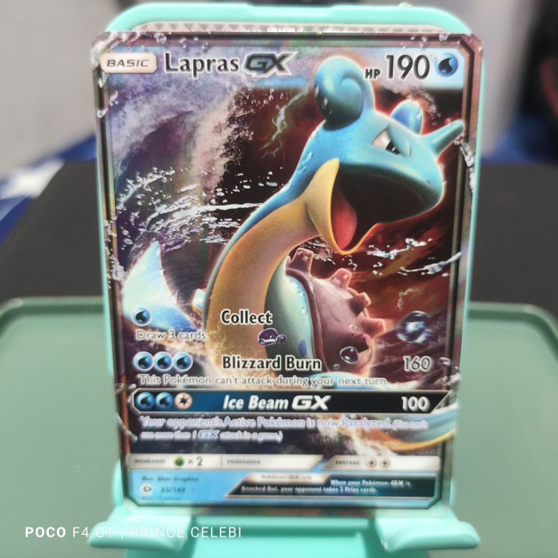 Pokemon TCG - Lapras GX | Shopee Philippines