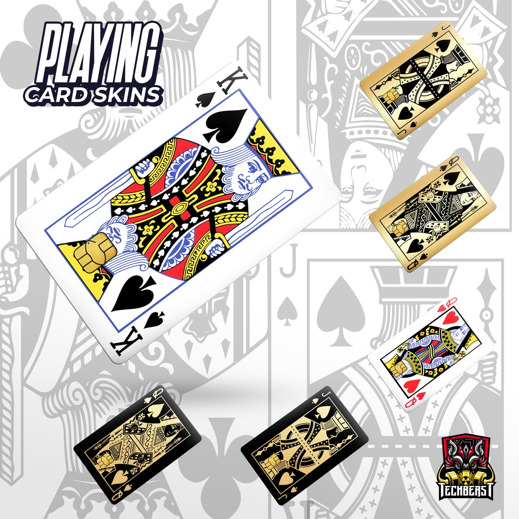 3M Playing Card Skins ATM Debit Credit Beep Card Vinyl Sticker ...