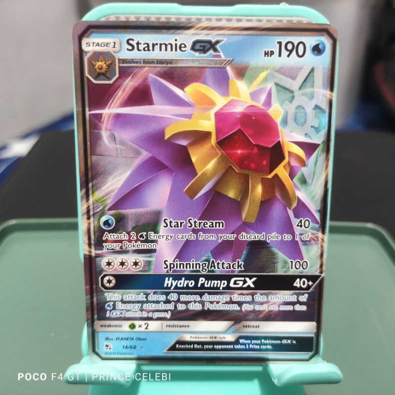 Pokemon TCG - Starmie GX | Shopee Philippines