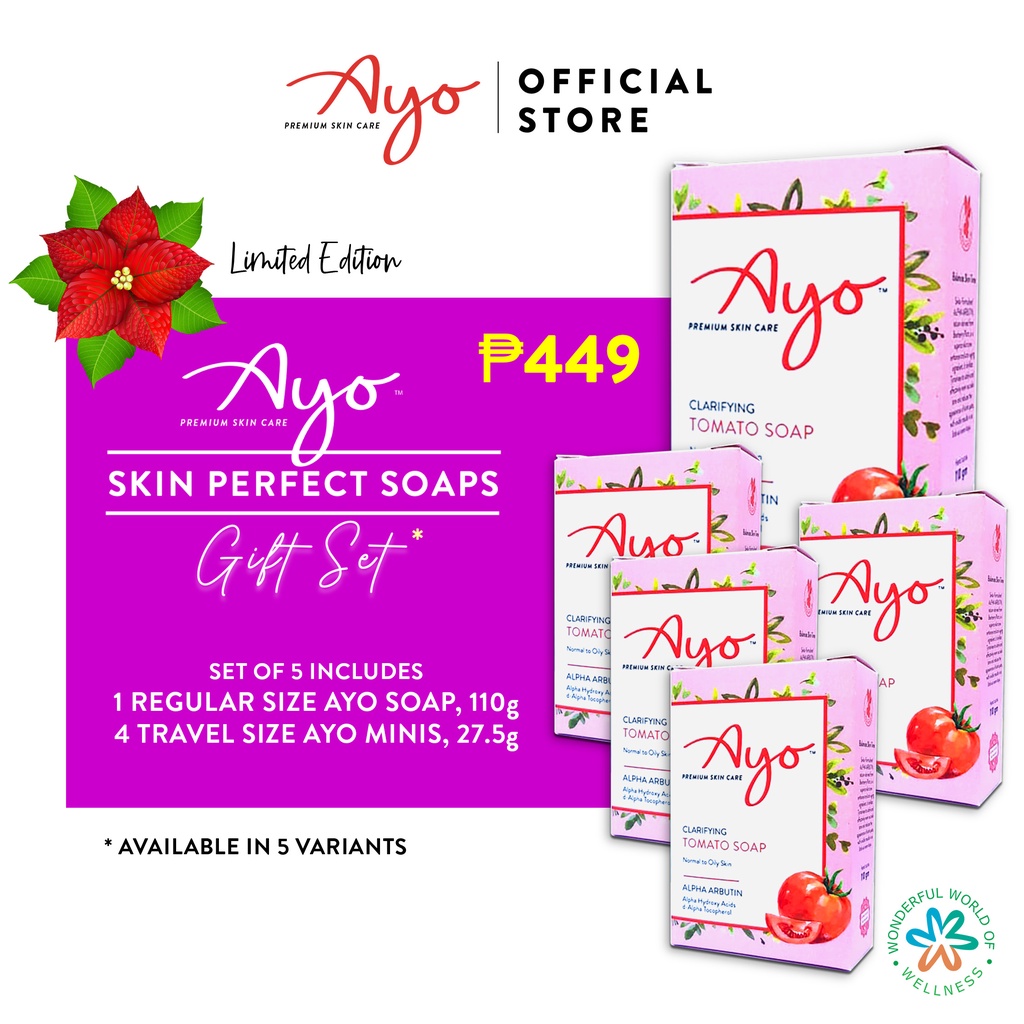 Ayo Soap Gift Sets (In 5 Variants) | Shopee Philippines