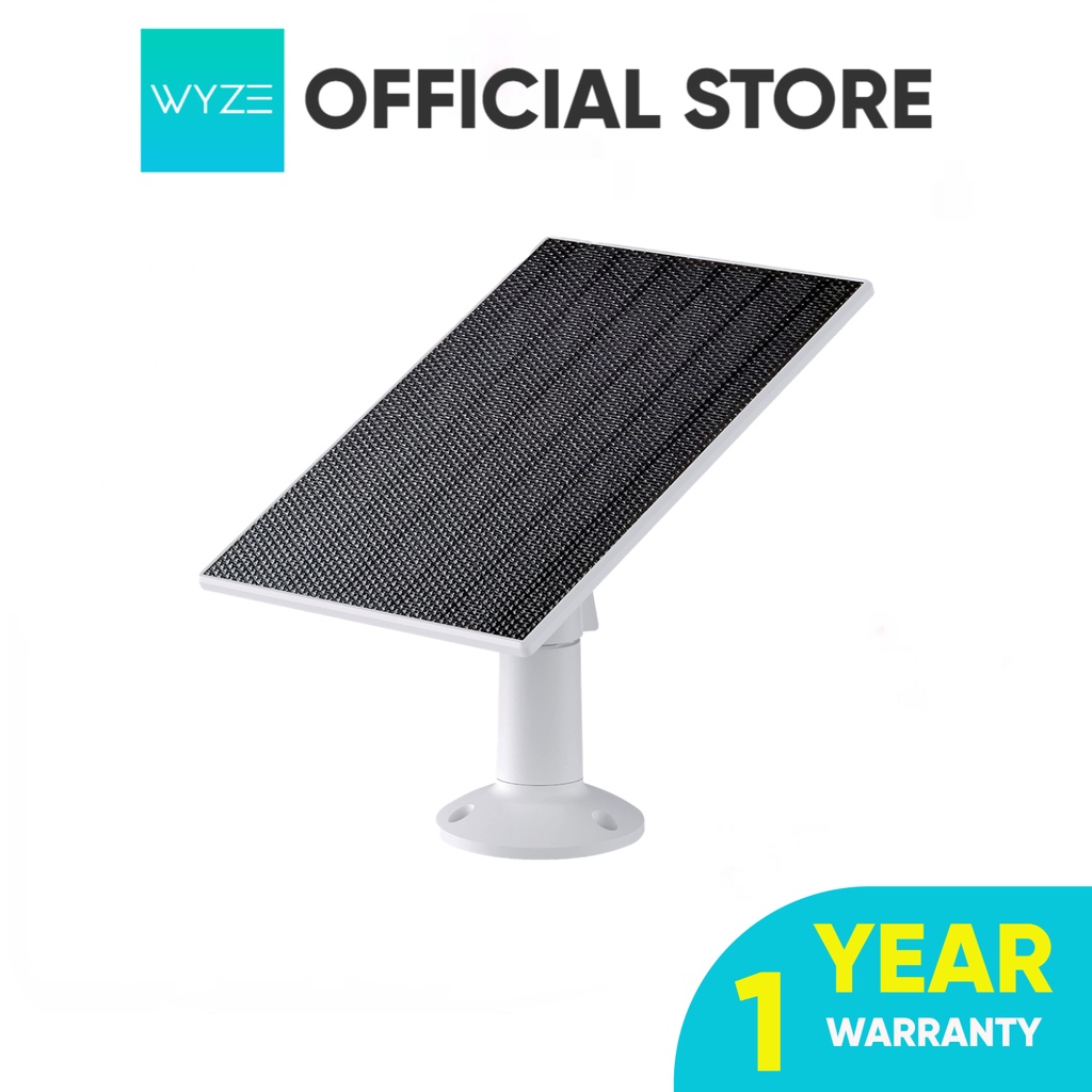 【Wyze Official Store】 Wyze Solar Panel - Compatible with Wyze Cam ...
