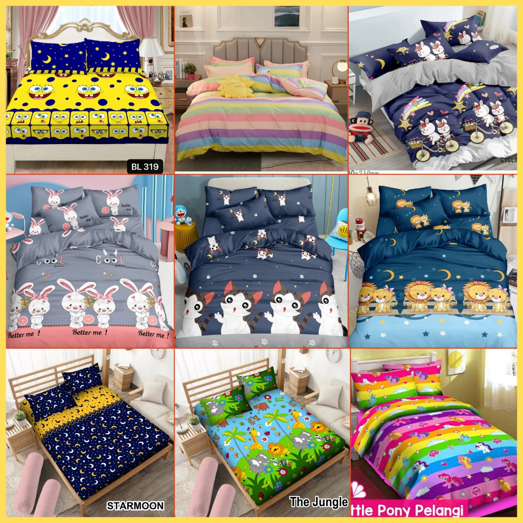 KATUN Character Sheet 160x200 120x200 100x200 disperse Cotton poly ...