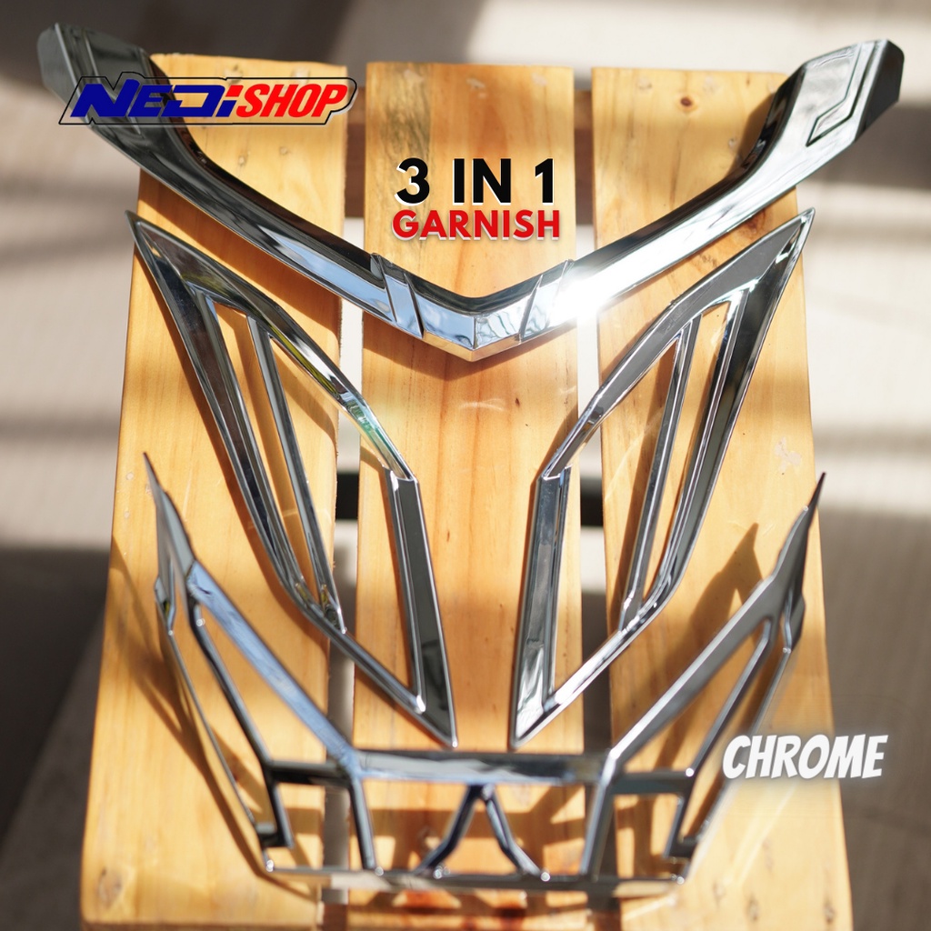 Click 160 Original CHROME Garnish | Shopee Philippines