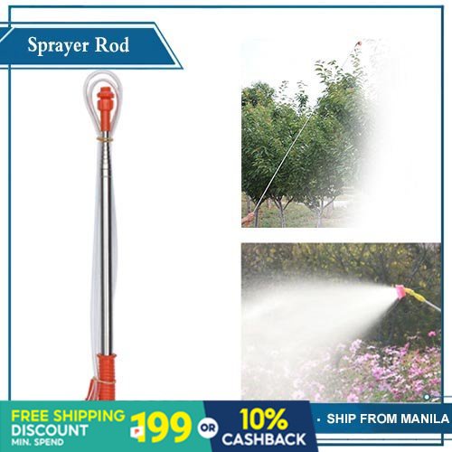 3.2m Pesticide Sprayer Rod for Hand Pressure Sprayer Retractable Garden ...