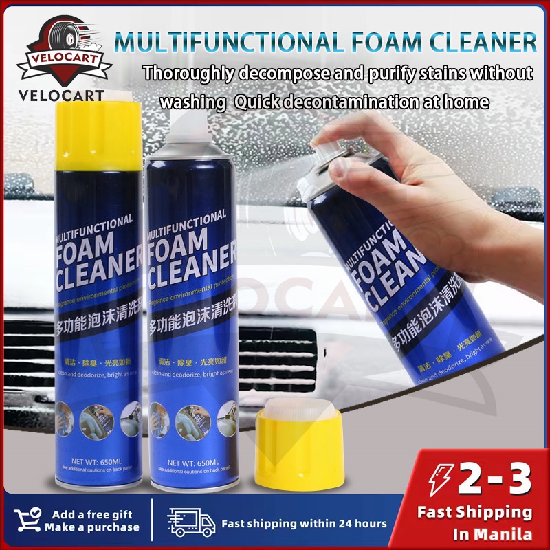 MultiFunctional Foam Cleaner Spray Car Interior Exterior/Household Kitchen/Shoe Foam Cleaner ...
