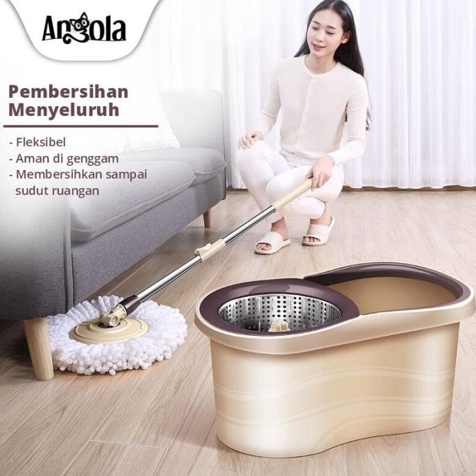 Angola Spin Mop D15 Floor Mop Tool Super Mop Cleaning Tool | Shopee Philippines