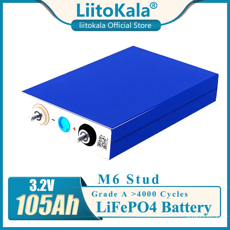 Lithium Iron Phosphate Battery Large Cell Square Aluminum Case Battery ...