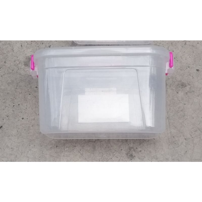 Storage box with handle 35 liter transparent (for other logistic, sf ...