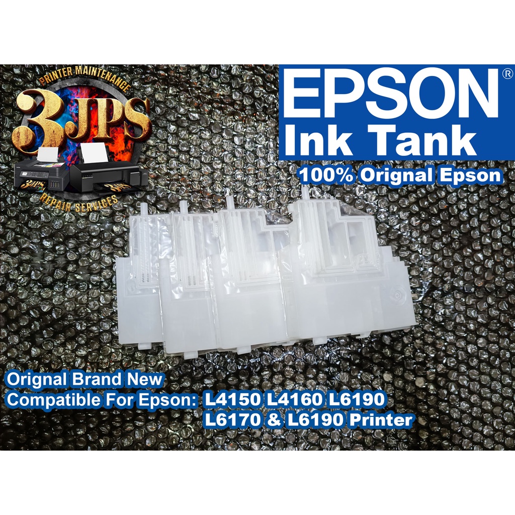 Original Epson Ink Tank Set For Epson L4150 L4160 L6170 & L6190 Printer ...