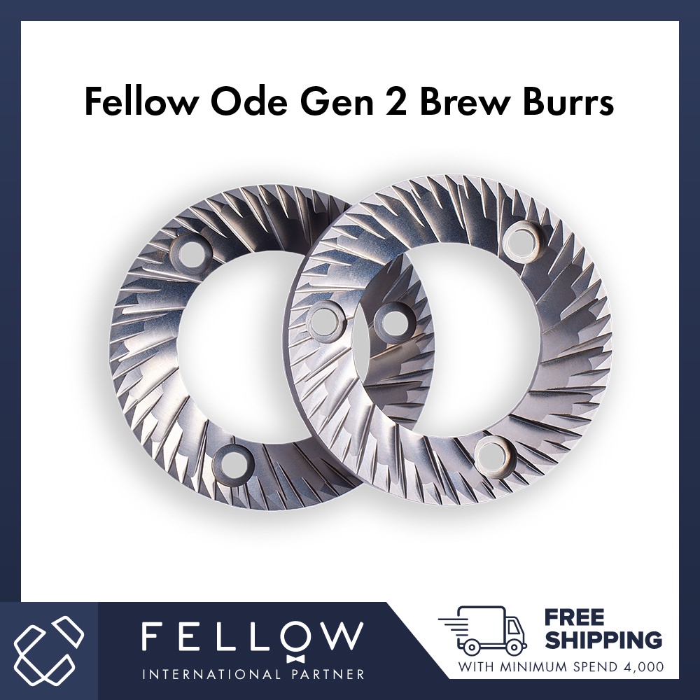 Fellow Ode Gen 2 Brew Burrs | Coffee Grinder Burr Set | 64mm Stainless ...