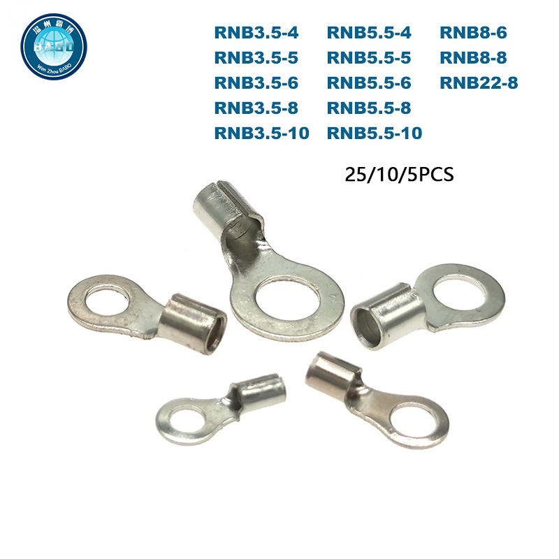 Red copper national standard 25/10/5 ring bare crimping terminals ...